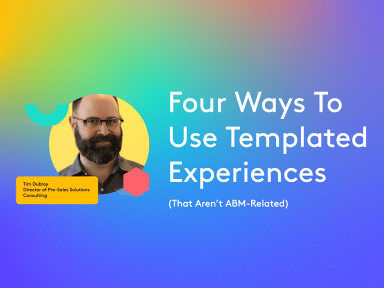 Go Beyond The ABM Landing Page With PathFactory's Templated Experiences ...